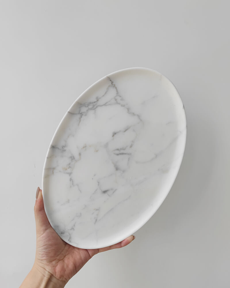 Fanstonefurniture | Natural Marble Banico Statuario Venato Matte Oval ...