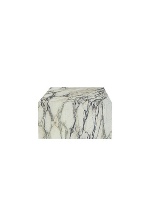 Fanstonefurniture | Natural Marble Rectangle Plinth Coffee Table ...