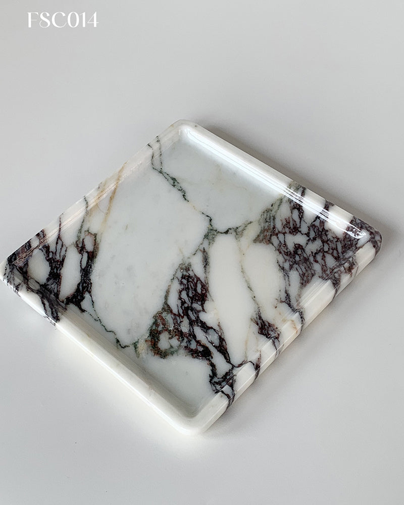 Fanstonefurniture | Natural Marble Square Tray – FanstoneFurniture